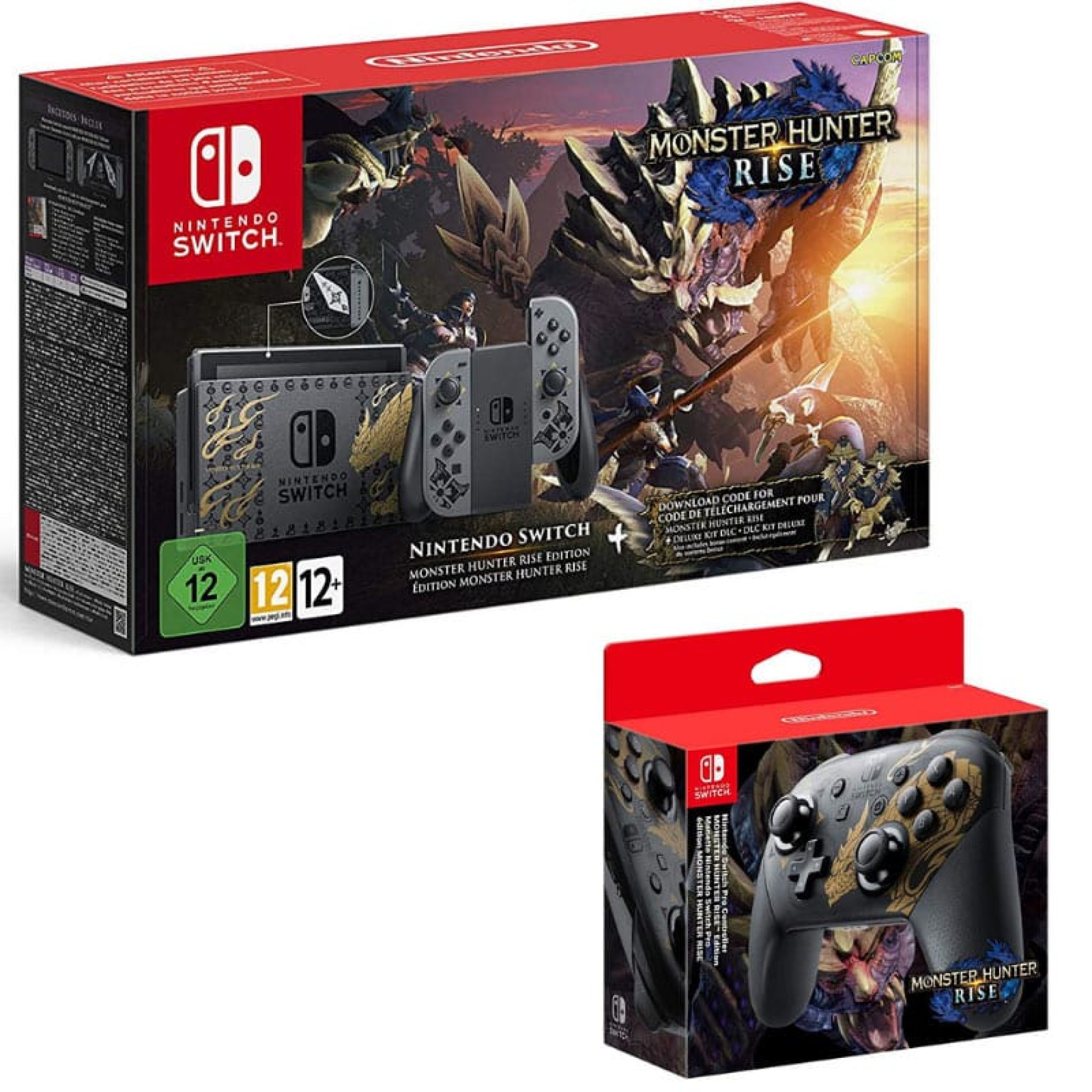 Nintendo Switch Konsole und Controller ab März 2021 im Monster Hunter ...