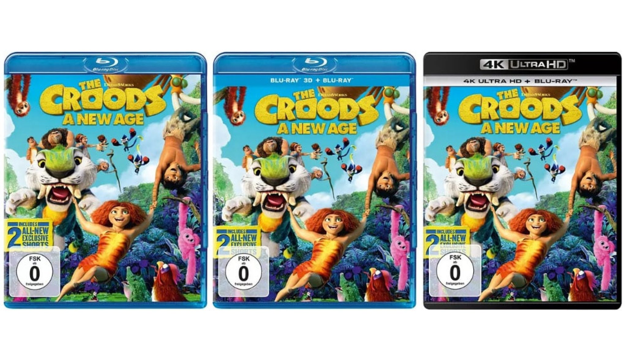 "Die Croods - Alles auf Anfang" ab November auf 4K UHD, in 3D sowie auf ...
