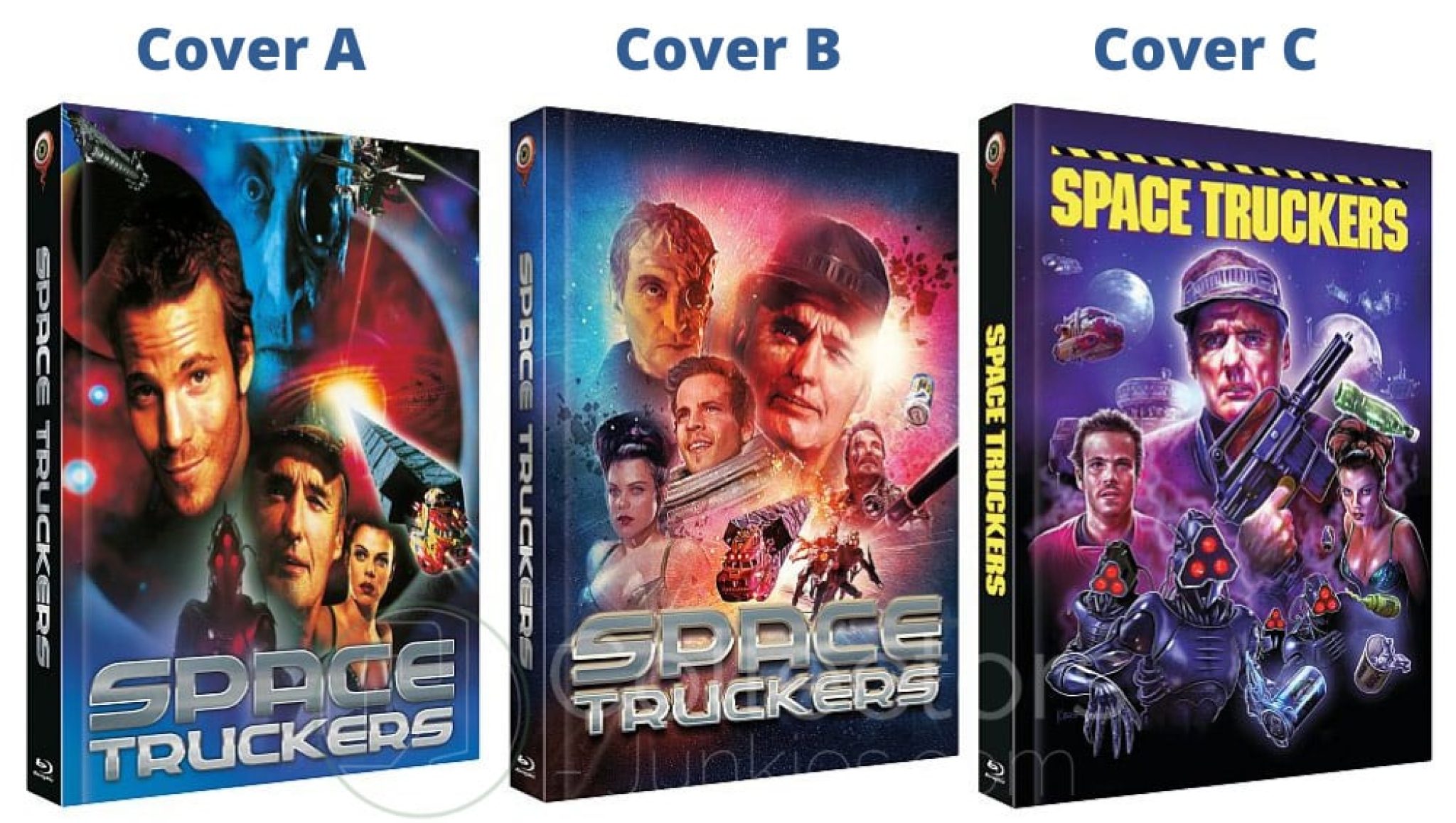 "Space Truckers" ab Juli 2021 in 3 Blu-ray Mediabooks