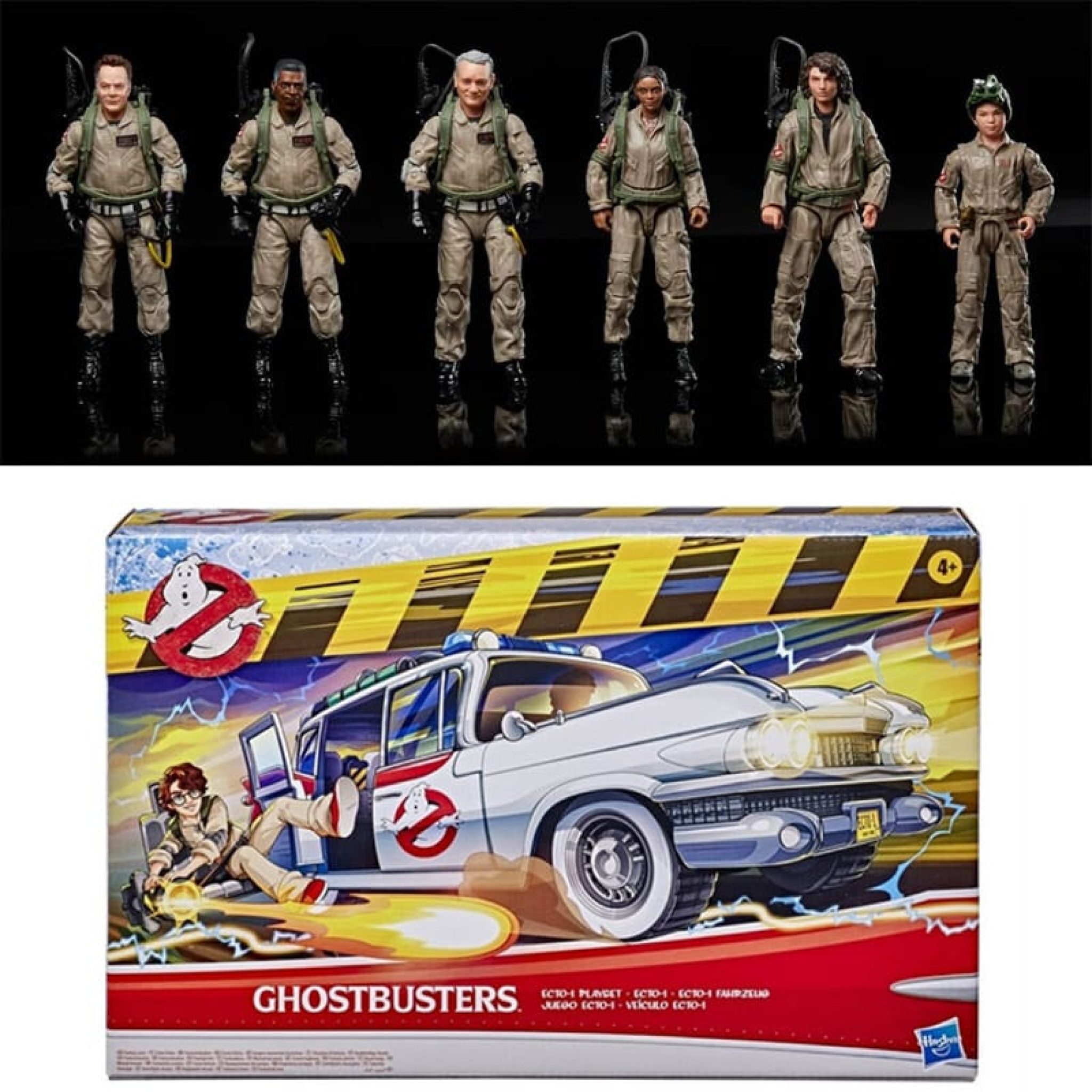 Ghostbusters: Legacy - Ecto-1 Fahrzeug & Actionfiguren von Hasbro