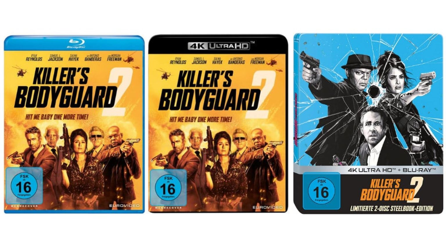 "Killer's Bodyguard 2" im 4K Steelbook und als Standard Variante auf 4K ...