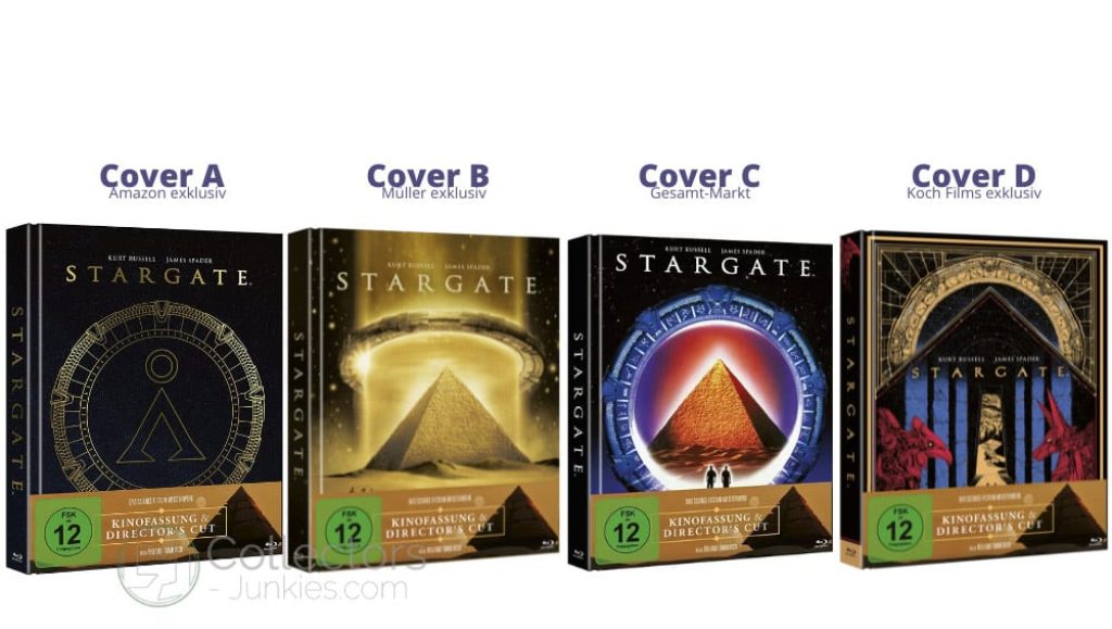„Stargate (1994)“ ab Oktober 2021 inkl. Director’s Cut in 4 Blu-ray ...