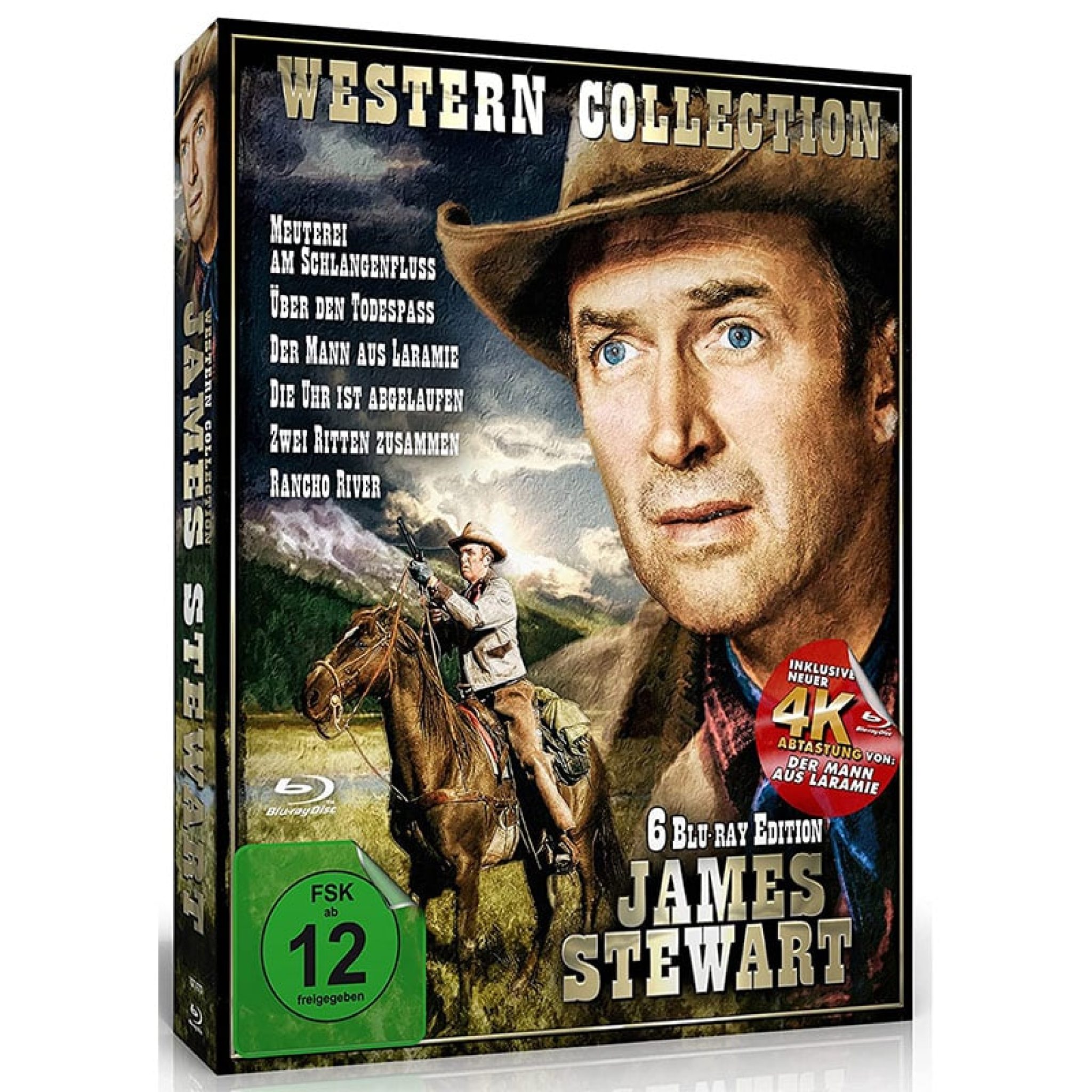"James Stewart Western Box" mit 6 Filmen auf Blu-ray | ab November 2021 ...