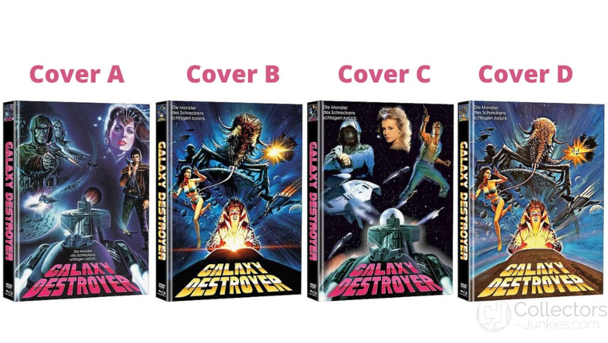 "Galaxy Destroyer" ab Oktober 2021 in 4 Blu-ray Mediabooks - Update