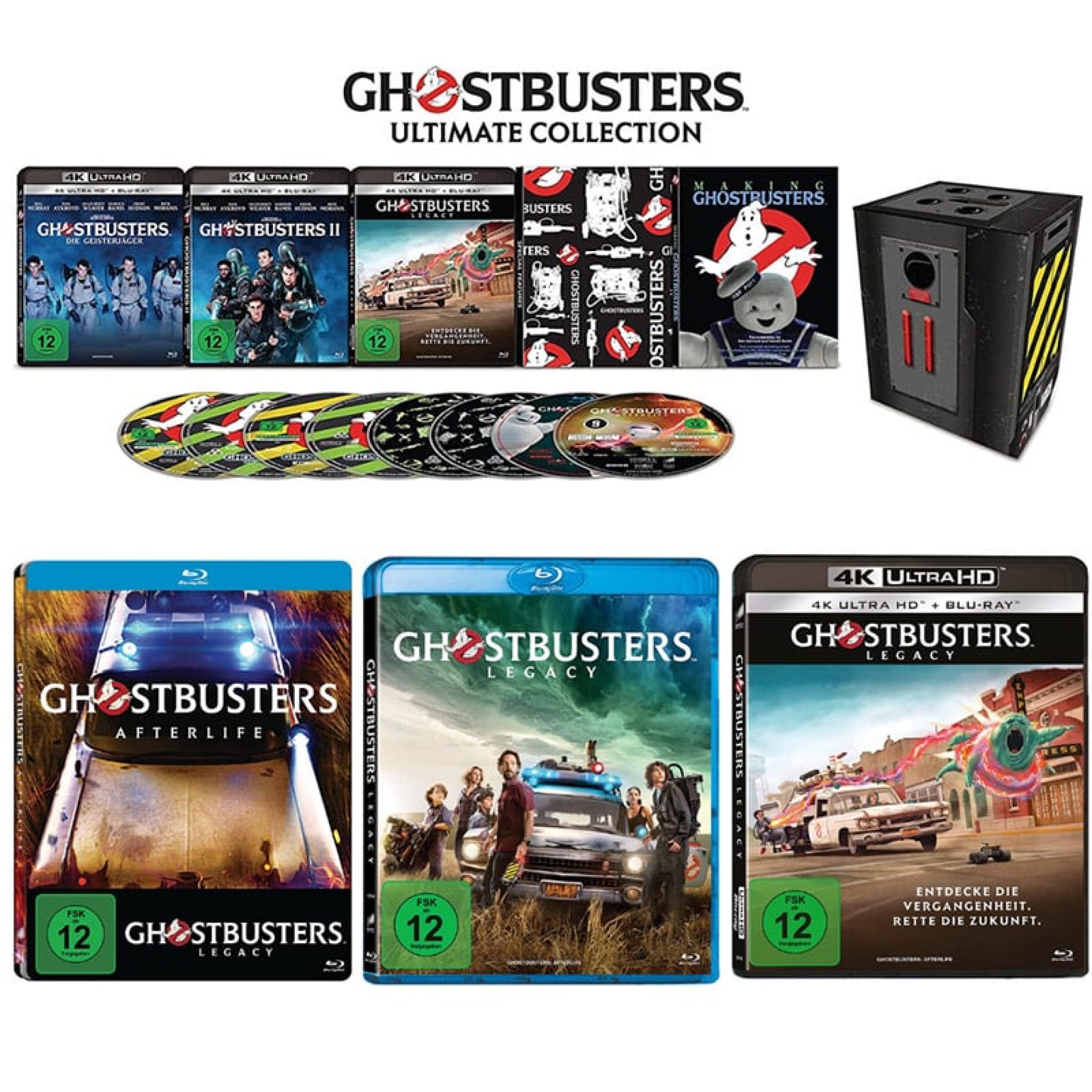 "Ghostbusters: Legacy" ab Februar 2022 im HD Steelbook, als Standard ...