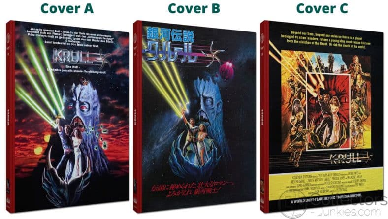 "Krull (1983)" ab November 2022 in 3 Blu-ray Mediabooks - Update