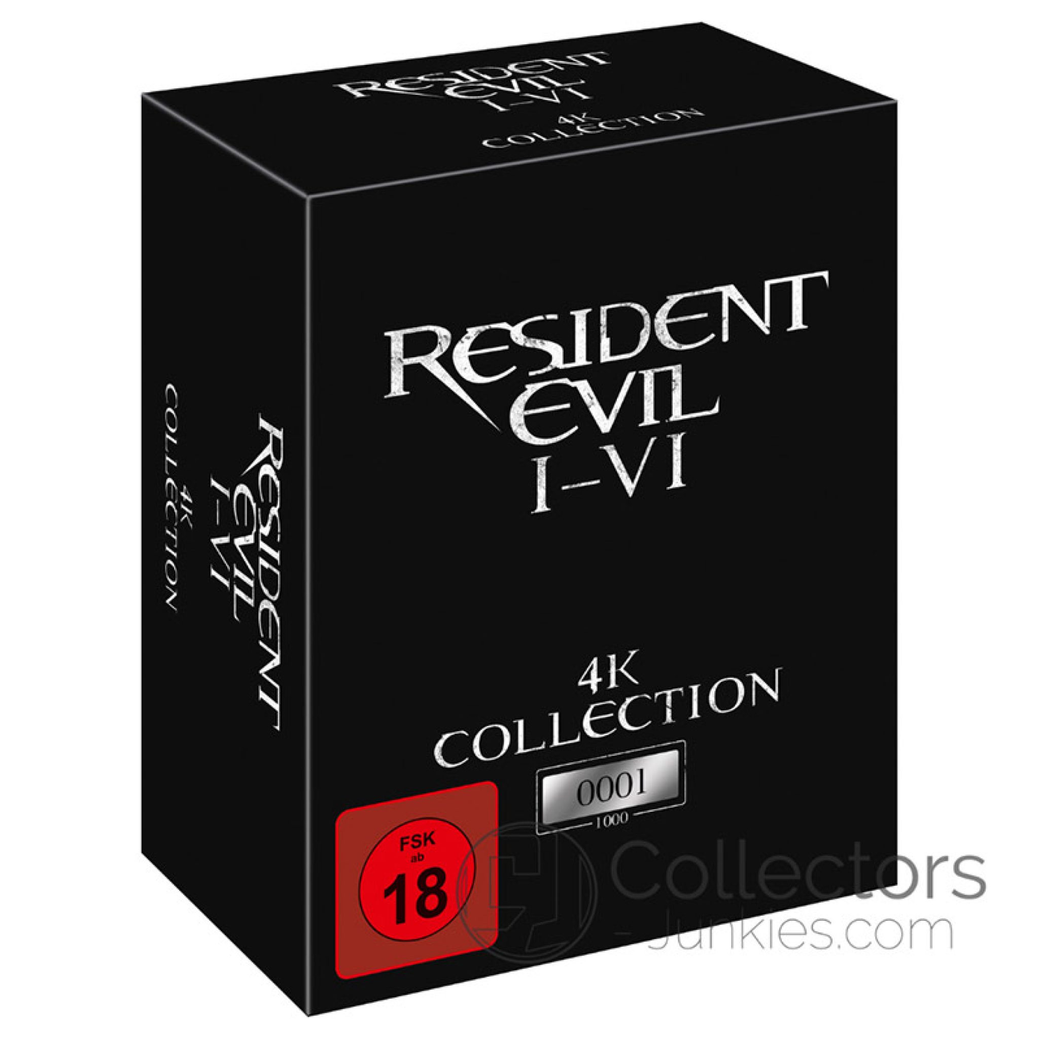 "Resident Evil 1-6" ab September 2022 als 4K UHD Box - Update3