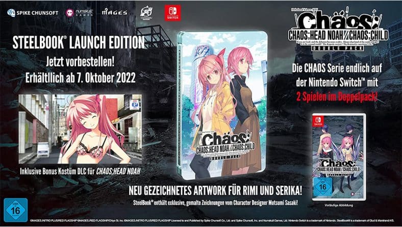 "Chaos Double Pack" Launch Edition inkl. Steelbook für Nintendo Switch ...