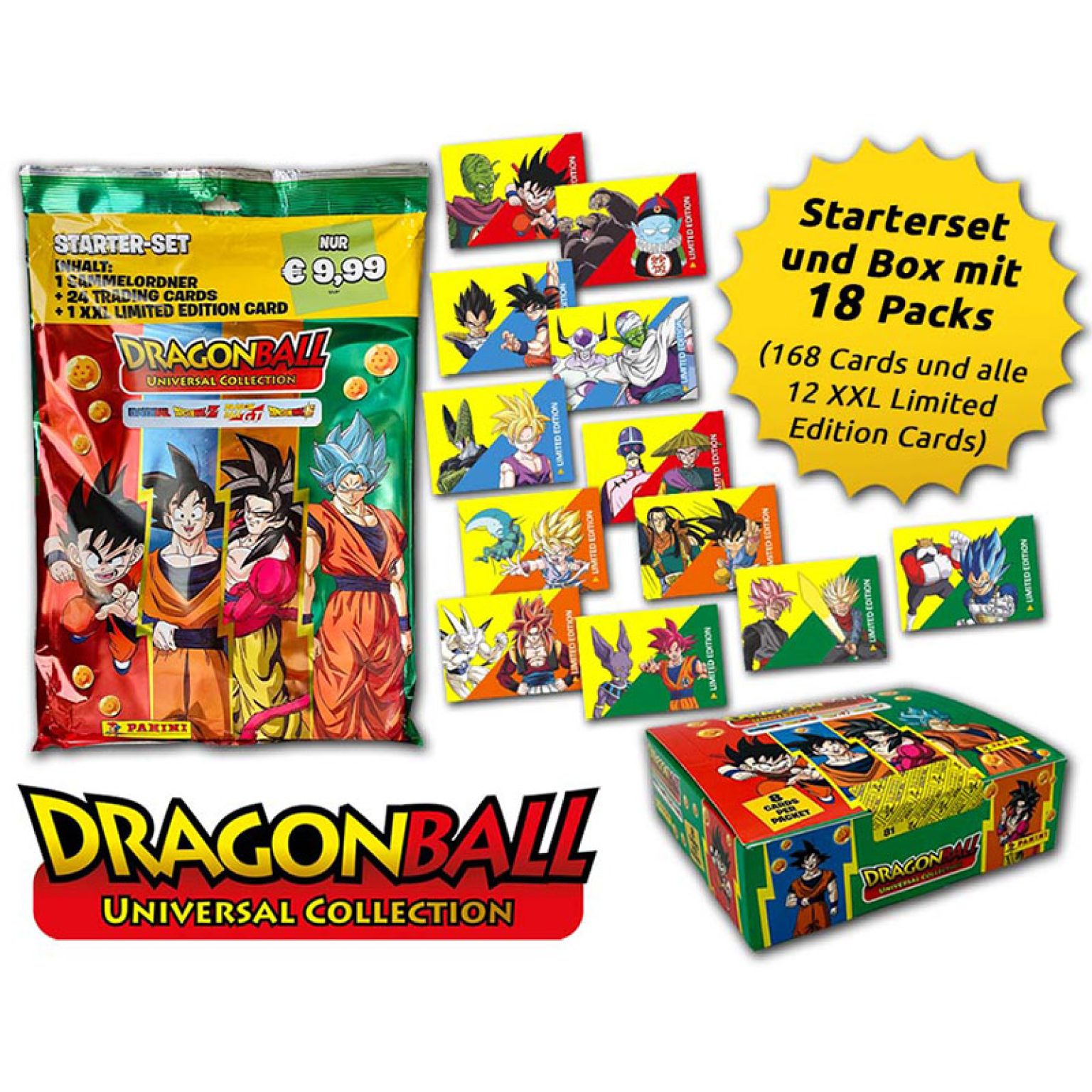 Dragon Ball Universal Trading Cards Kollektion XXL-Box-Bundle für 56,99 ...