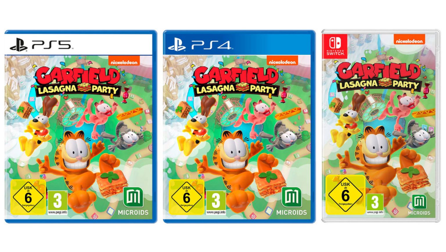 "Garfield Lasagna Party" ab November 2022 für die Playstation 5/4, Xbox ...