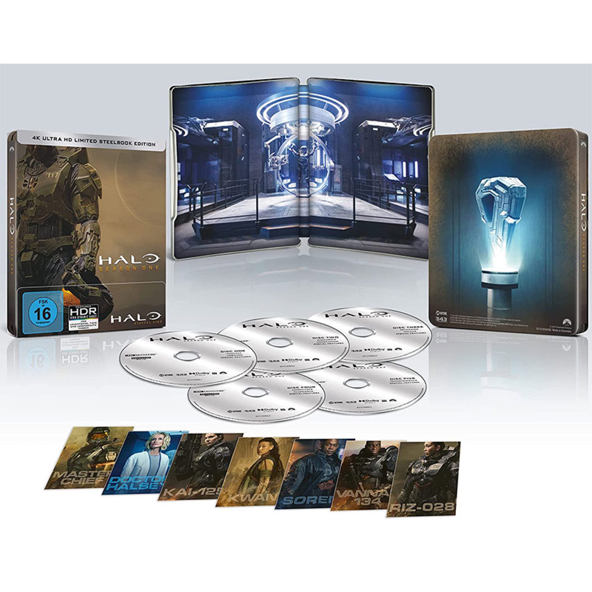 "Halo" die komplette erste Staffel ab 2022 im 4K Steelbook & Standard ...