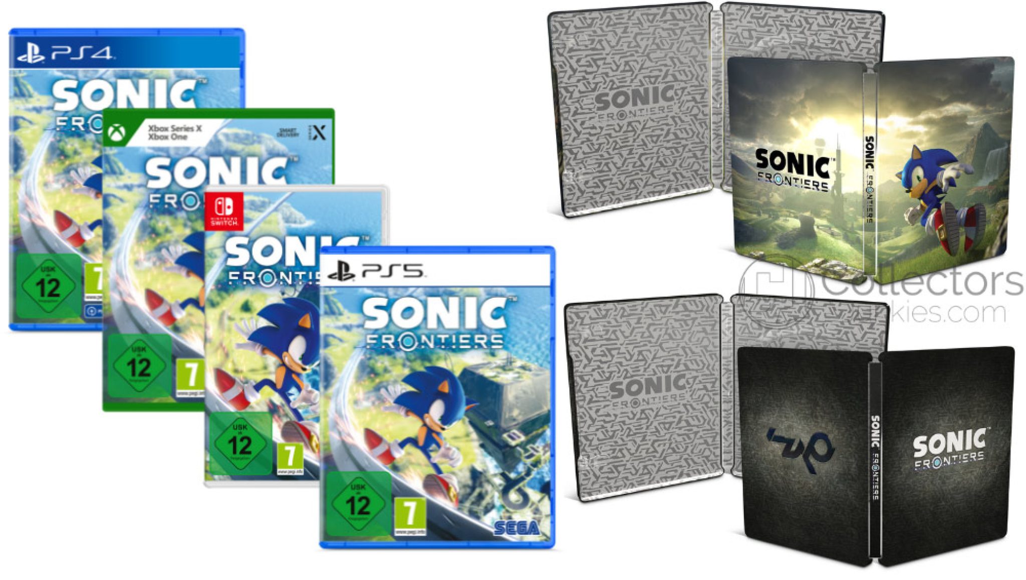 "Sonic Frontiers" Day One Edition inkl. Steelbook für Playstation 5/4 ...