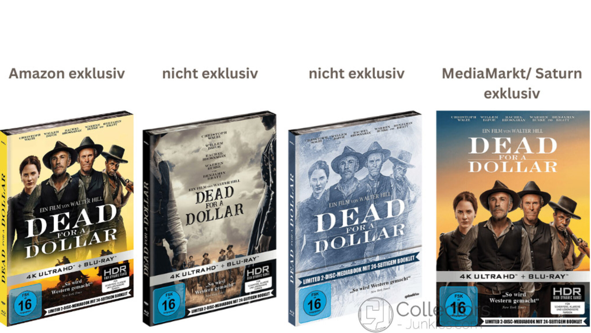 "Dead for a Dollar" ab Februar 2023 in 3 4K Mediabooks, Blu-ray ...