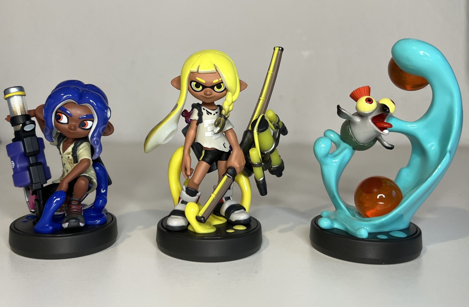 [Review] Splatoon amiibo 3-in-1 Set (Oktoling, Inkling, Salmini ...