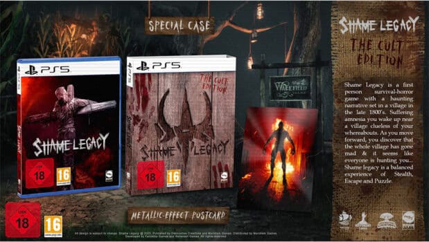 "Shame Legacy" The Cult Edition ab Juni 2023 für die Playstation 5 - Update