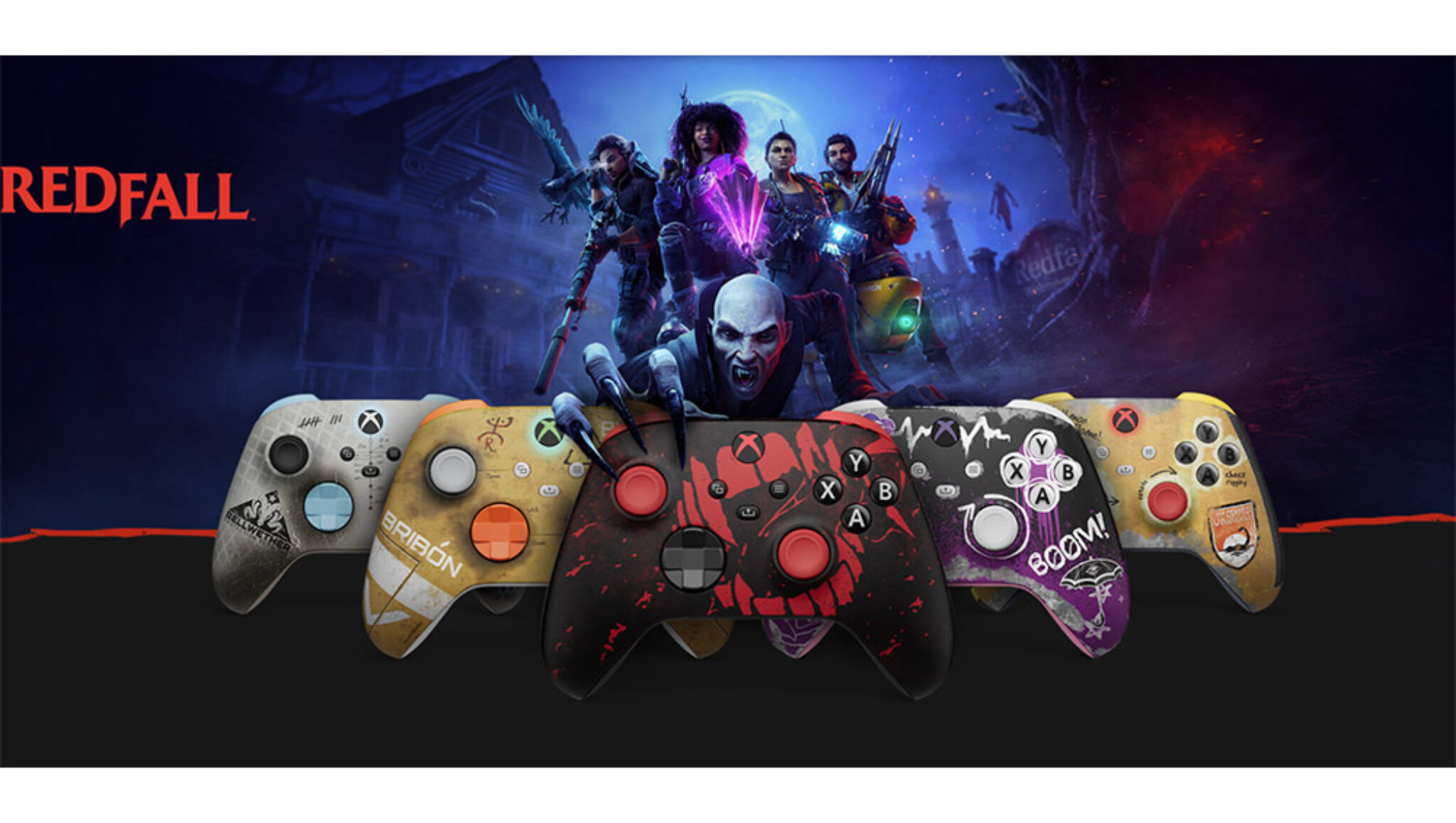 Xbox Wireless Controller – Redfall Limited Edition (Design Lab)