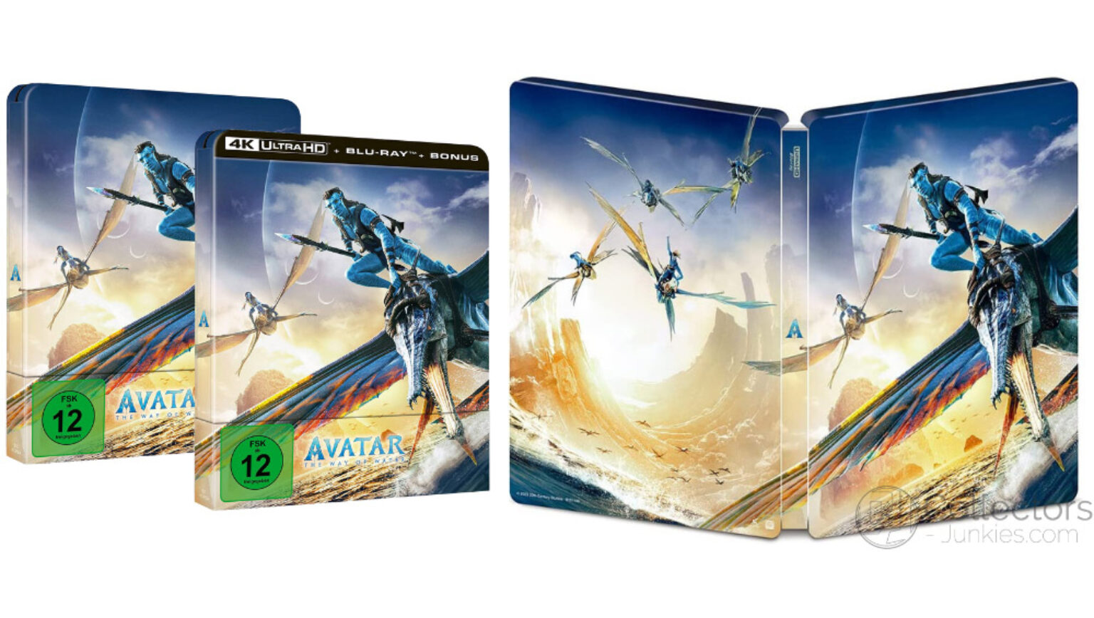 "Avatar: The Way of Water" im 4K- & 3D-Steelbook & Standard Varianten ...