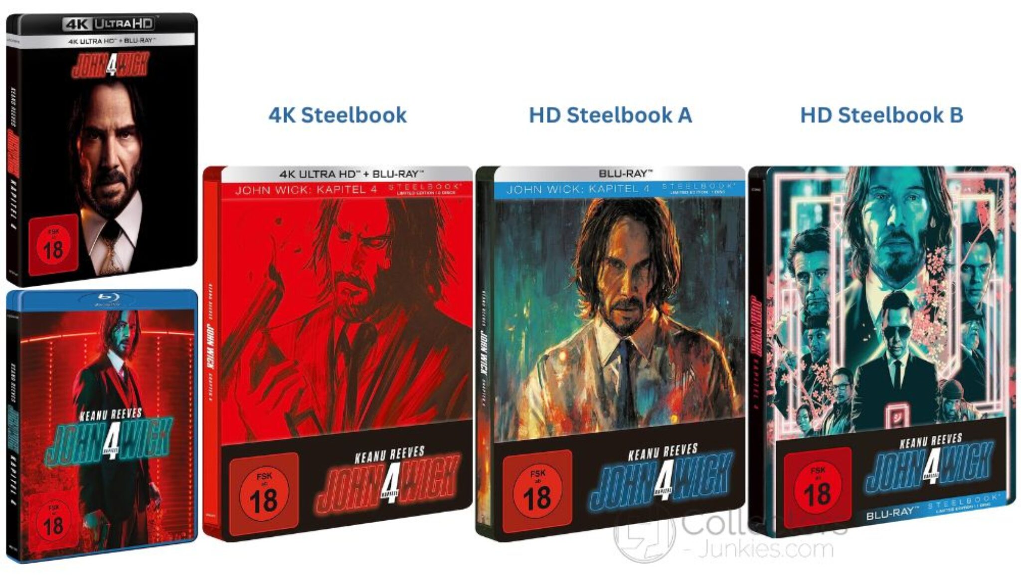 John Wick Kapitel 4 Im 4k And Hd Steelbook Collectors Edition