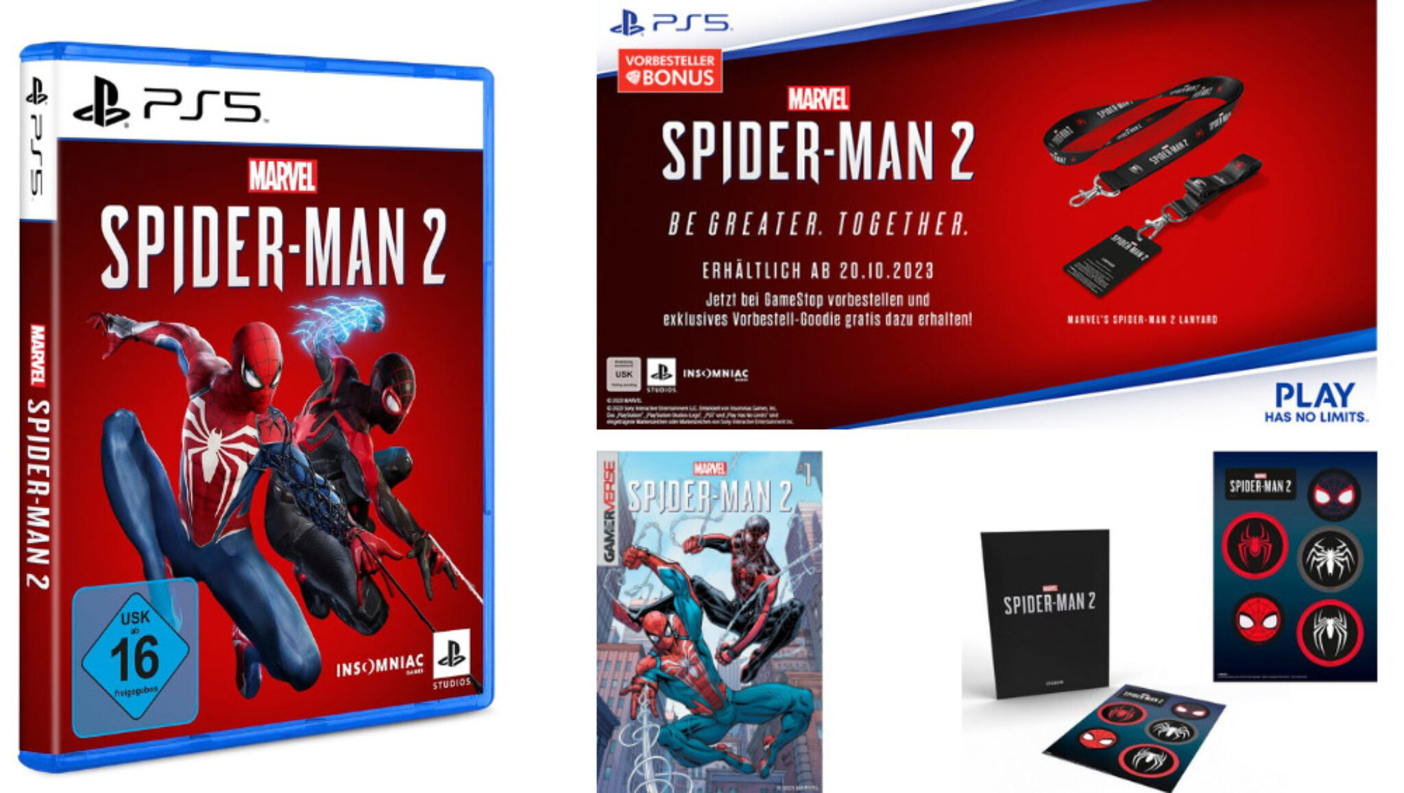 "Spider-Man 2" Collectors Edition & weitere Varianten ab Oktober 2023 ...