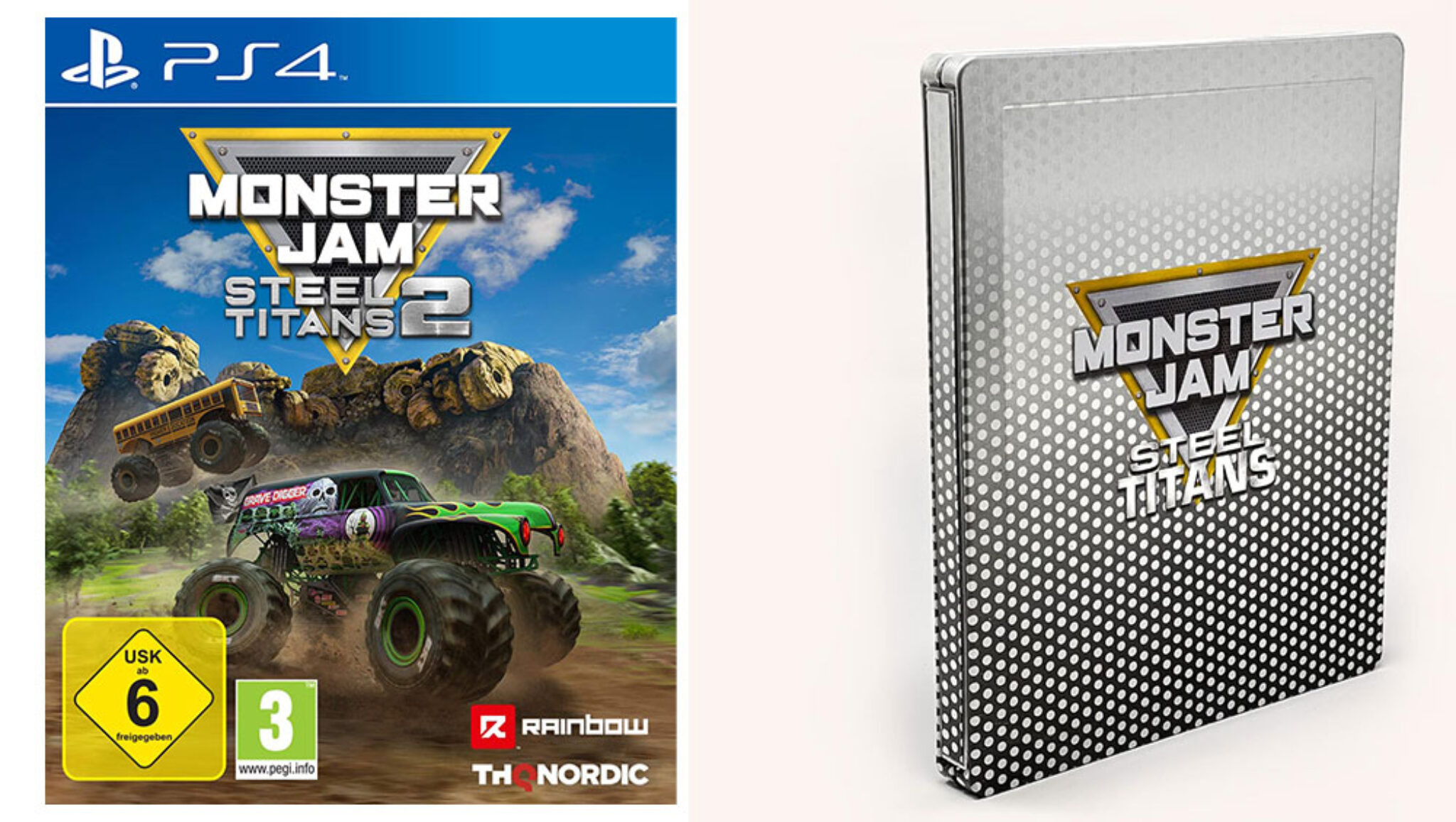 "Monster Jam Steel Titans 2" für die PS4 für 9,99€ & Steelbook ...