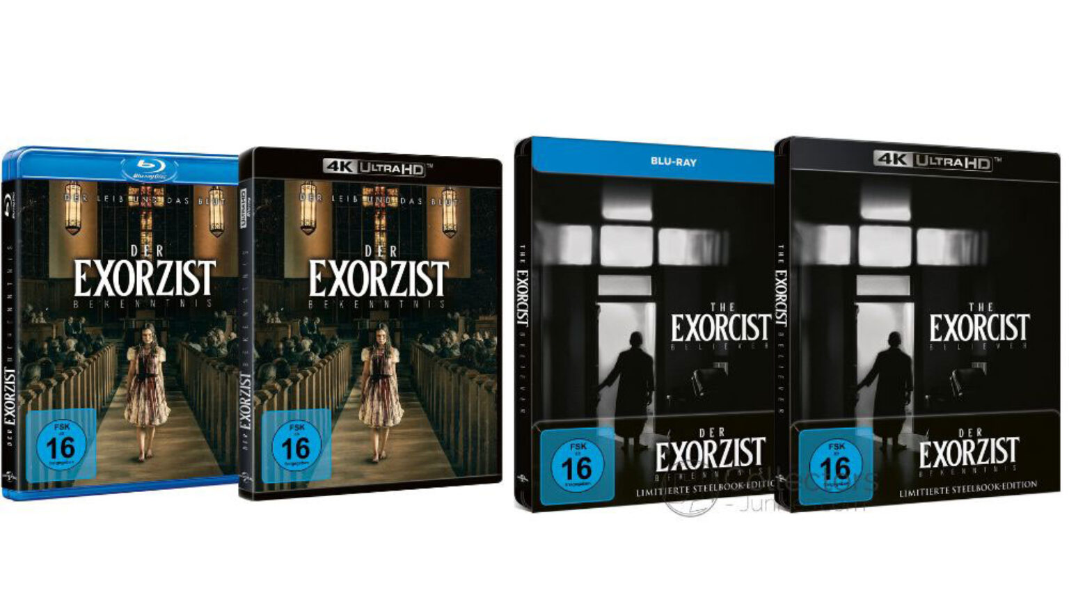 "Der Exorzist: Bekenntnis (2023)" im 4K- & HD-Steelbook & Standard Varianten ab 1. Quartal 2024 ...