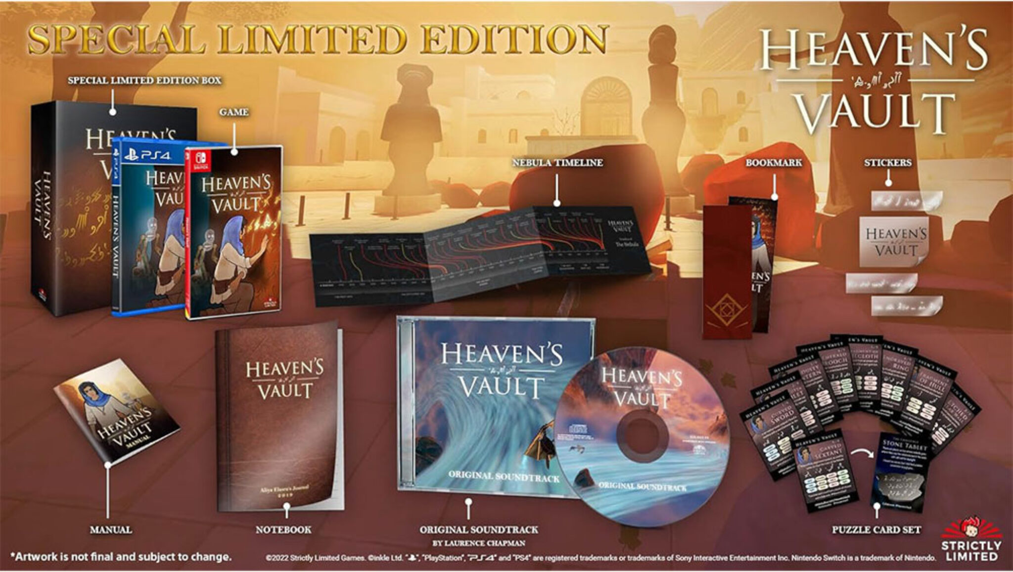 "Heaven's Vault" Special Limited Edition für die Nintendo Switch ...