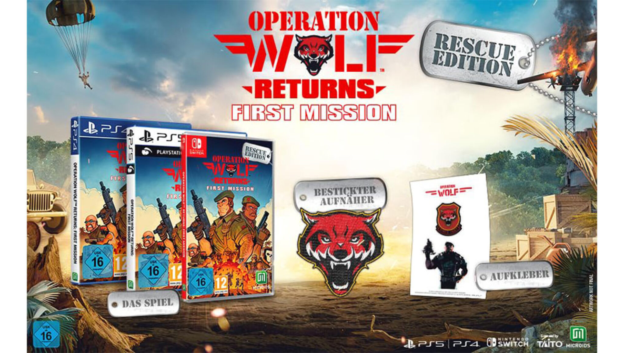 "Operation Wolf Returns: First Mission" Rescue Edition für die ...