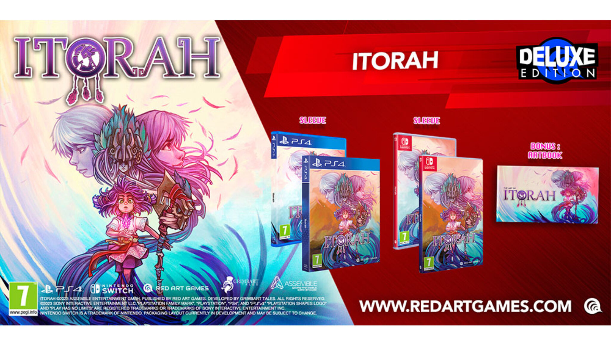 "Itorah" Standard Variante & Deluxe Edition für Nintendo Switch & PS4 ...