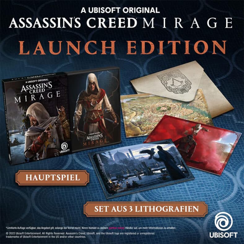 "Assassin's Creed Mirage" Launch Edition für die PS5/PS4 & Xbox Series X/ One für je 19,99 ...
