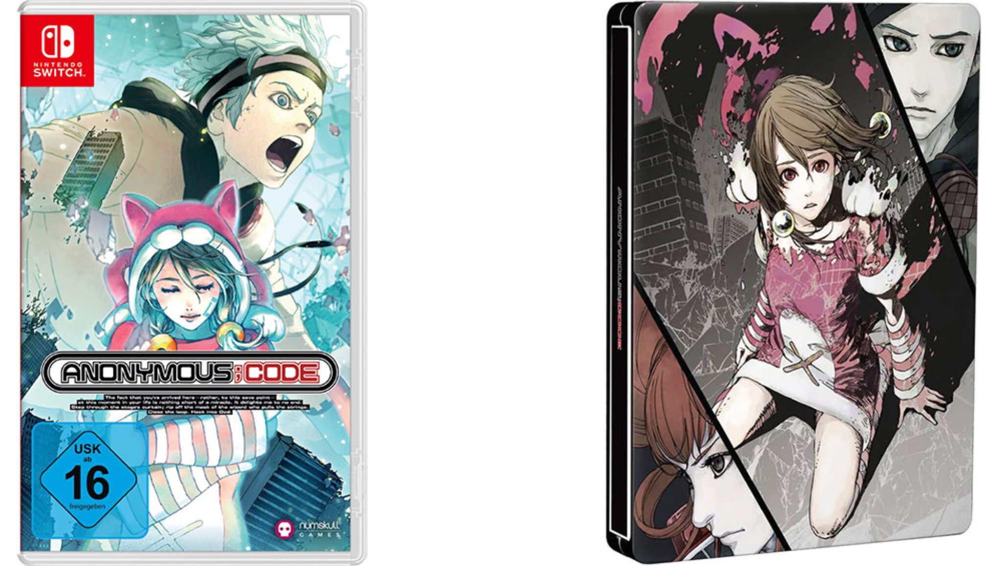 „Anonymous,Code“ Launch Edition inkl. Steelbook für die Nintendo Switch ...