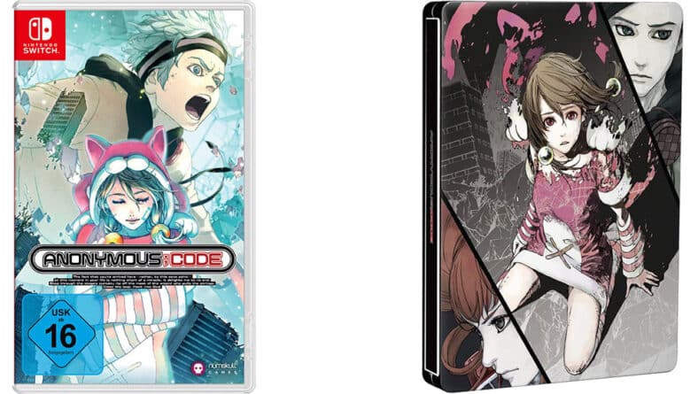 „Anonymous,Code“ Launch Edition inkl. Steelbook für die Nintendo Switch ...