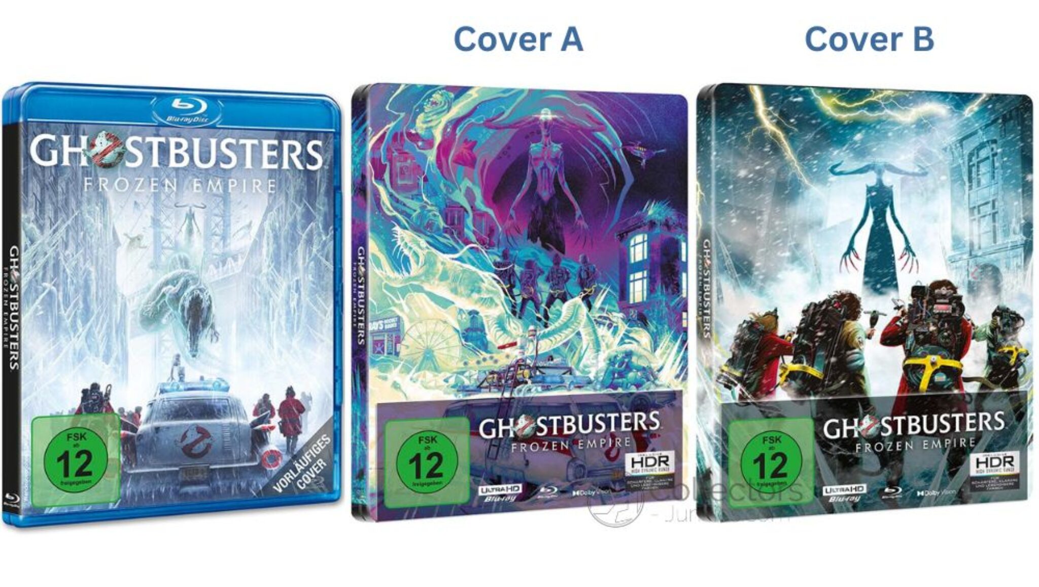 "Ghostbusters: Frozen Empire" in 2 4K Steelbooks & Standard Varianten ...
