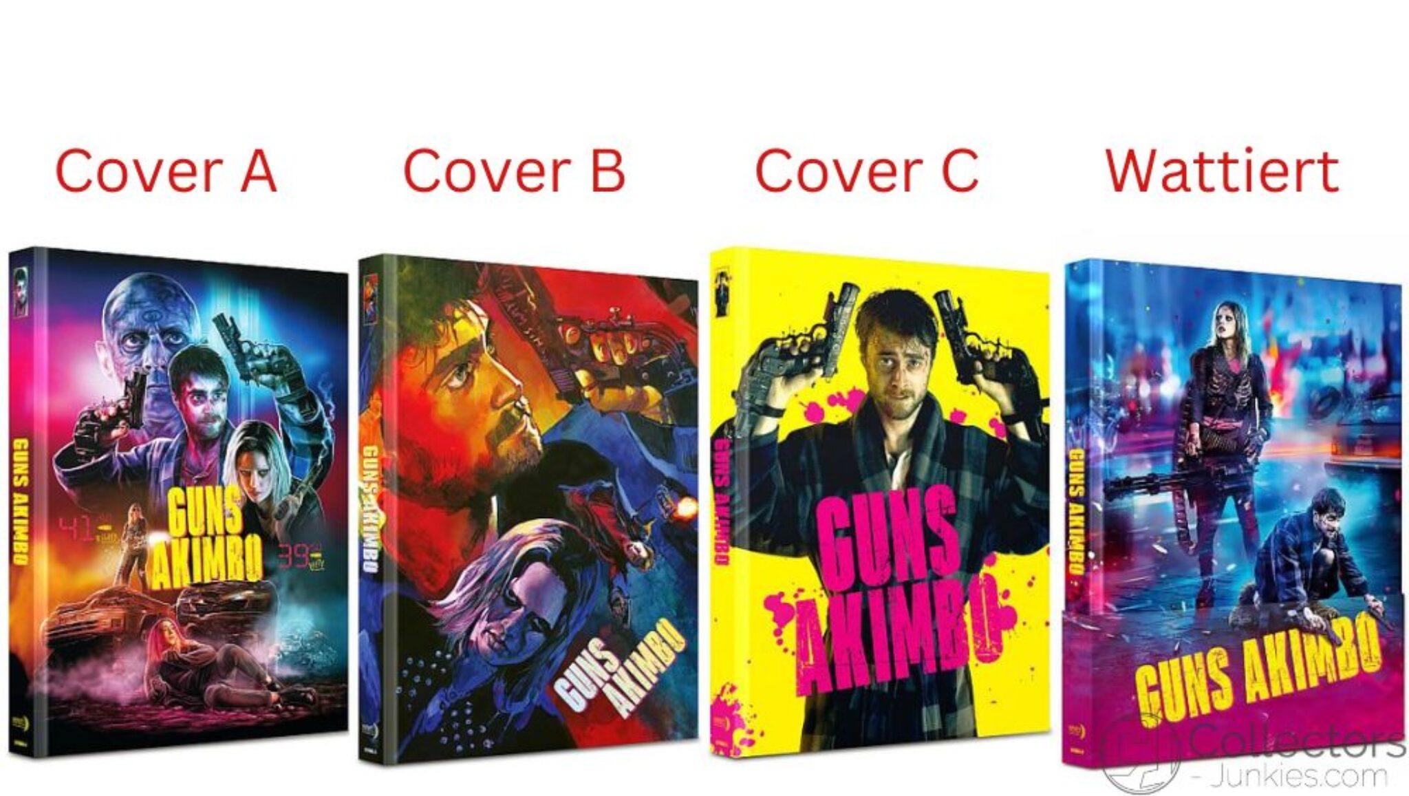 "Guns Akimbo (2020)" in 4 Blu-ray Mediabooks ab Juni 2024 - Update