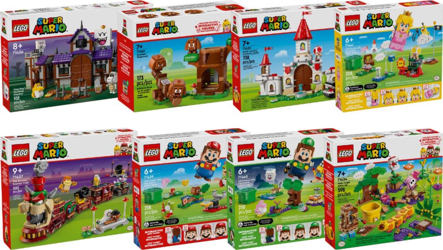 8 Neue LEGO Super Mario Sets ab August 2024 - Update