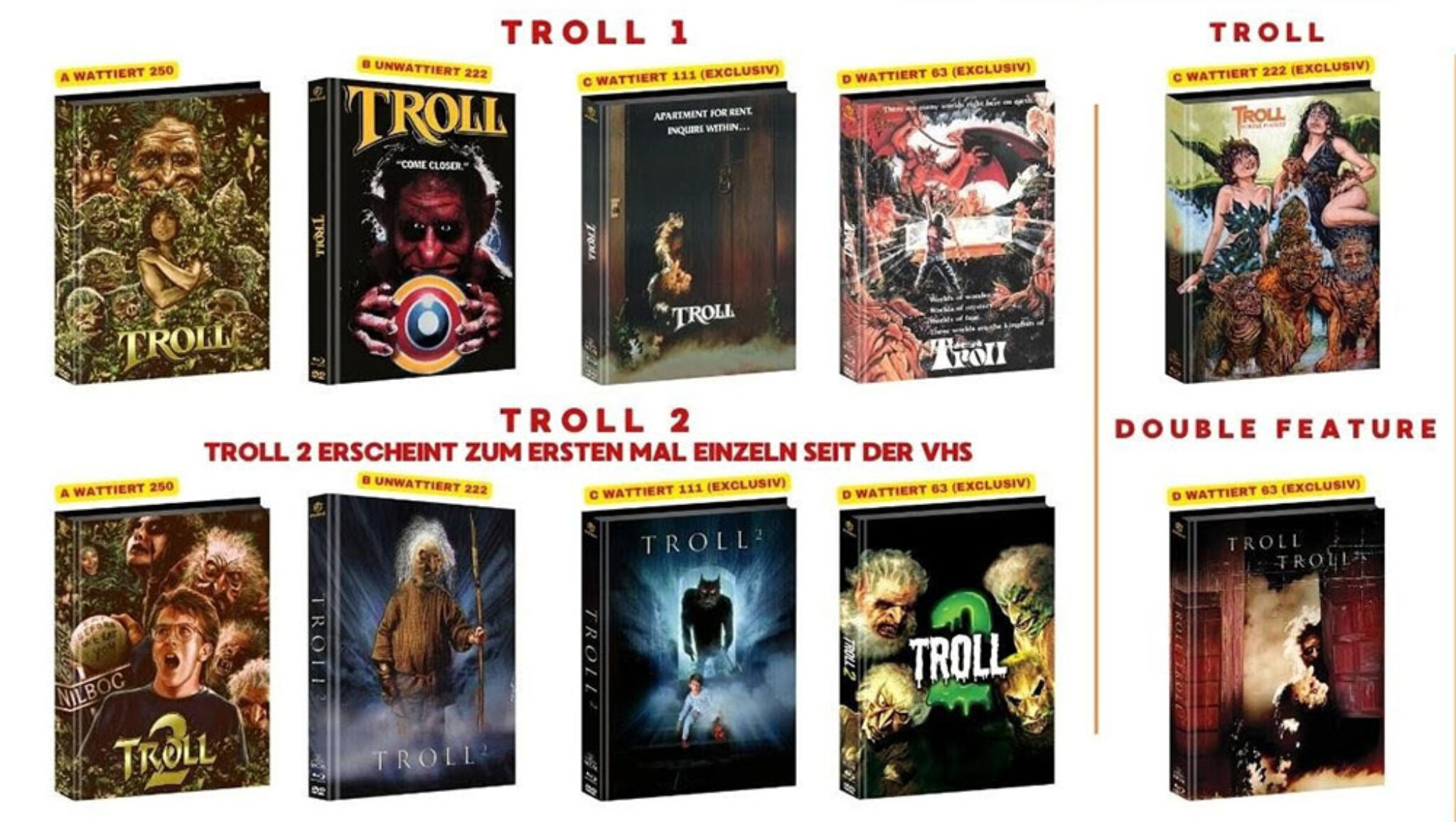 Troll 1986 And Troll 2 1990 Ab 2024 Jeweils In Mehreren Blu Ray