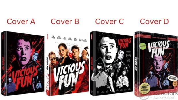 "Vicious Fun" in 4 Blu-ray Mediabooks ab September 2024
