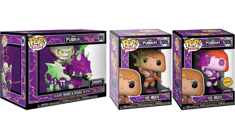 Funko Pop! Rides: Fusion "Scare Mare & Scare Glow" & "He-Man" ab ...