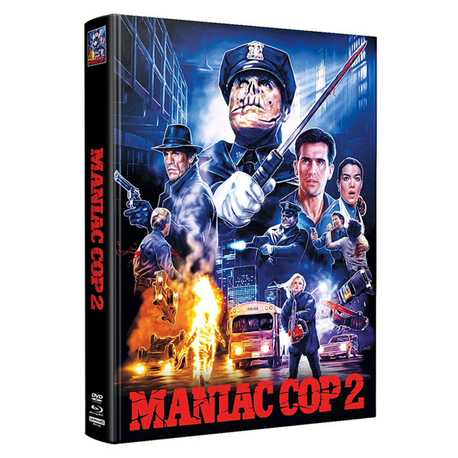 „Maniac Cop 2“ ab Oktober 2024 im wattierten 4K Mediabook - Update