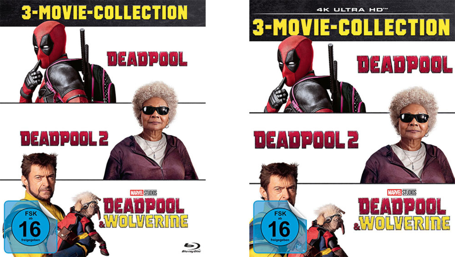 "Deadpool" 3-Movie-Collection auf 4K UHD, Blu-ray & DVD ab November ...