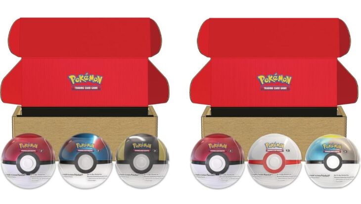 Pokémon-Sammelkartenspiel: Tin-Box-Bundle 2024 mit 3 Pokéball-Tin-Boxen ...