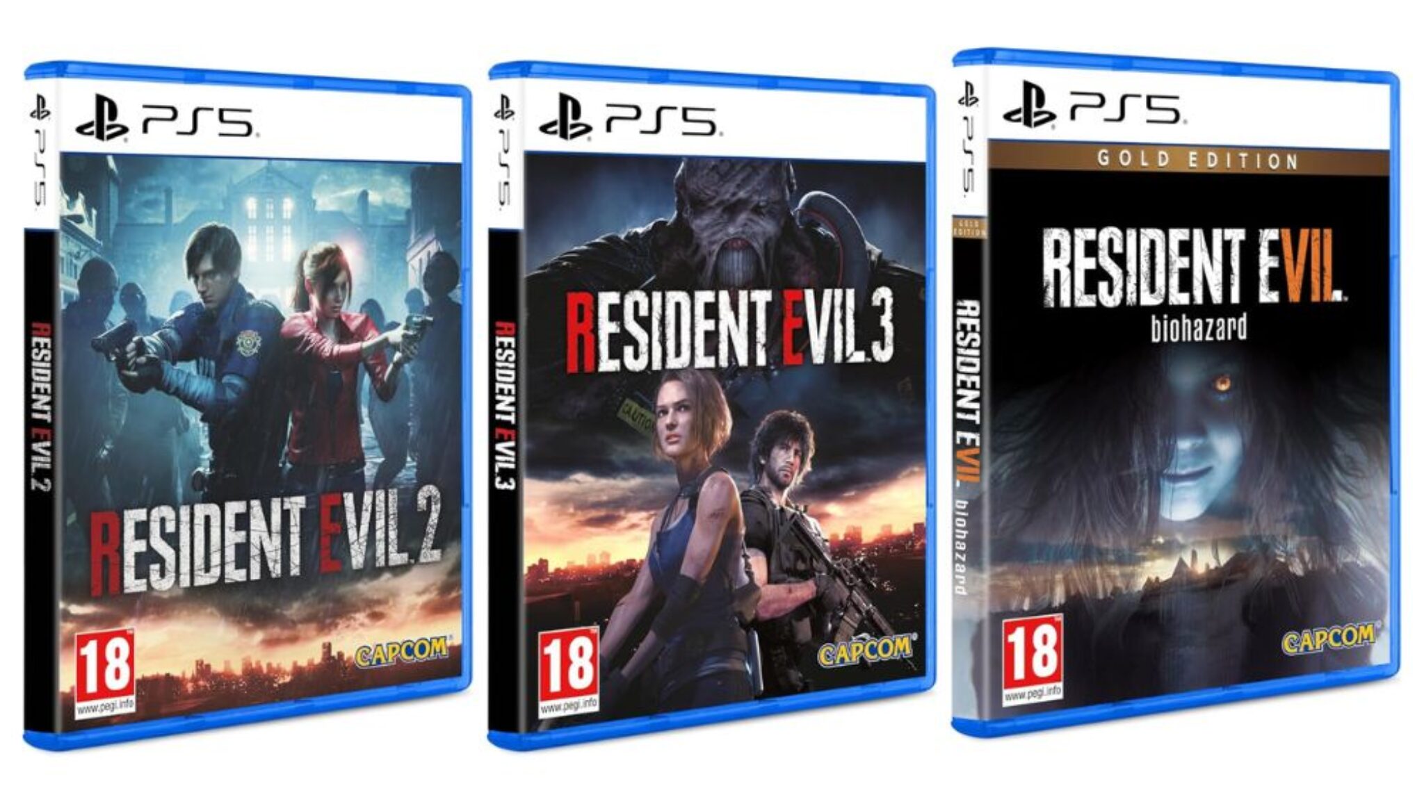 Resident Evil 2,3 & Resident Evil 7 Biohazard (Gold Edition) ab ...