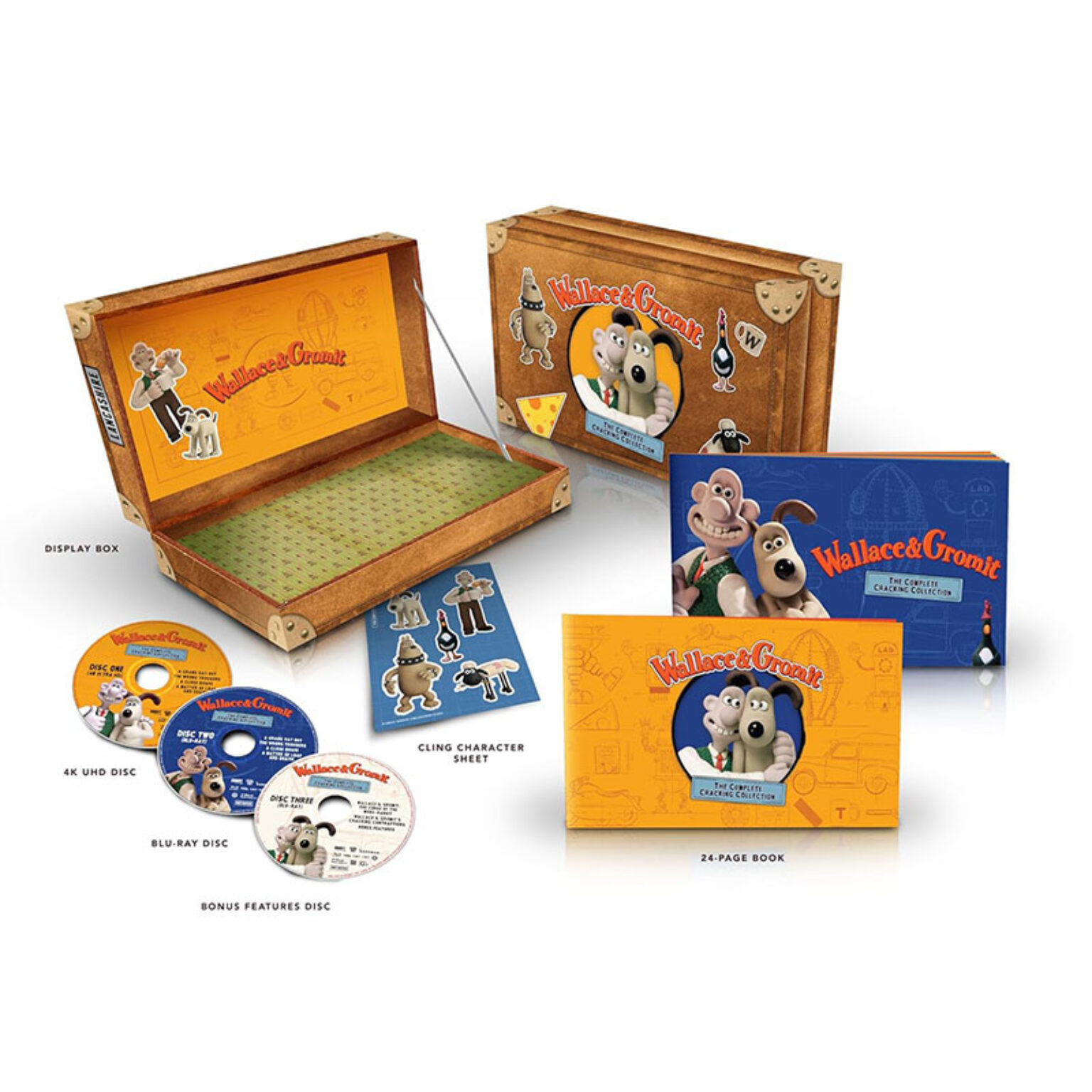 "Wallace & Gromit" The Complete Cracking Collection (4K UHD + Blu-ray ...