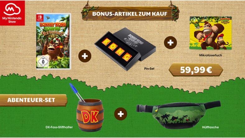 "Donkey Kong Country Returns HD" ab Januar 2025 für Nintendo Switch ...