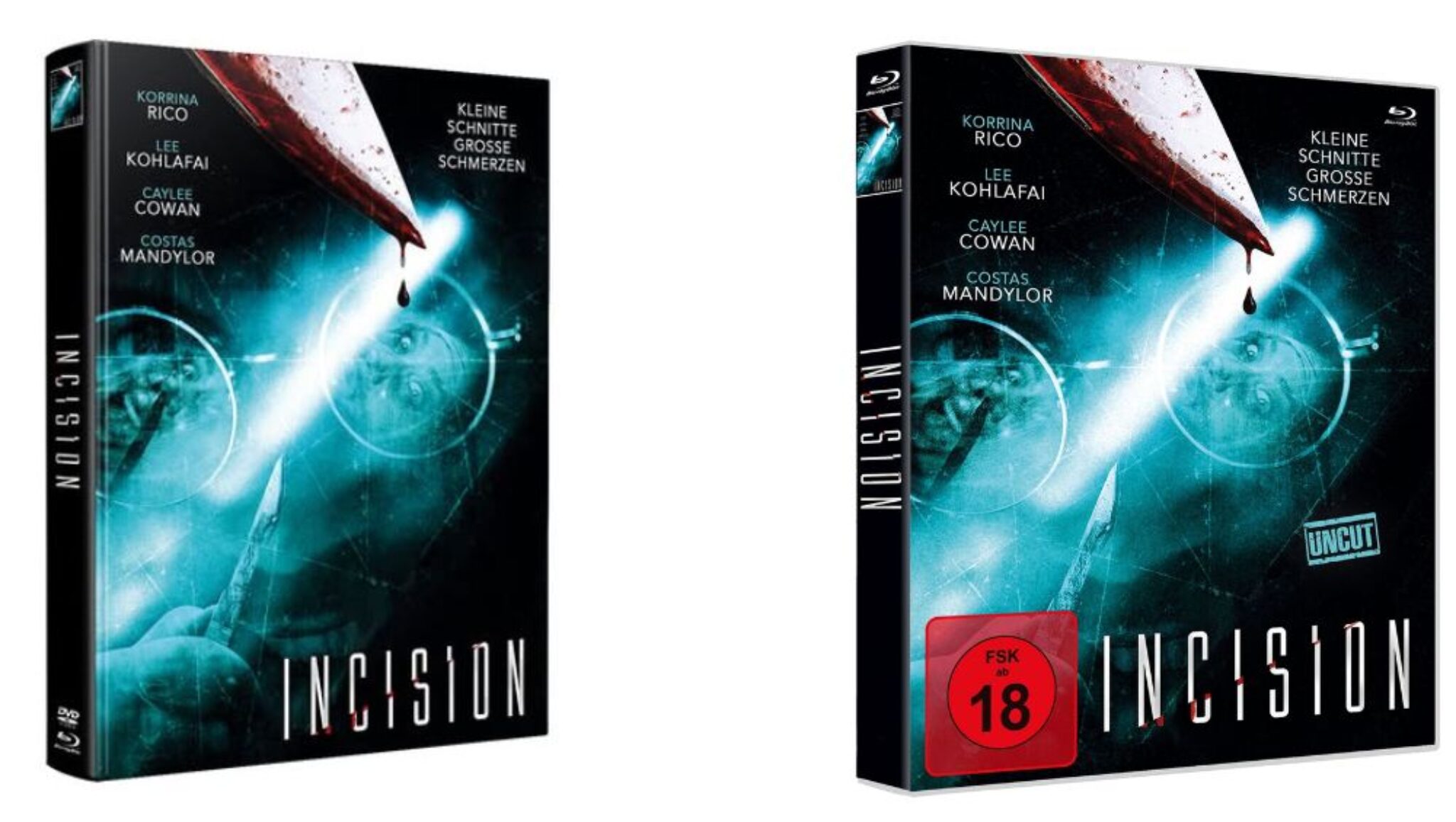 "Incision" ab 2025 im Blu-ray Mediabook & Scanavo Case - Update