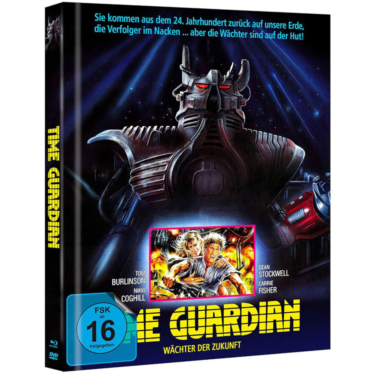 "Time Guardian - Wächter der Zukunft" Blu-ray Mediabook Cover B für 17,97€
