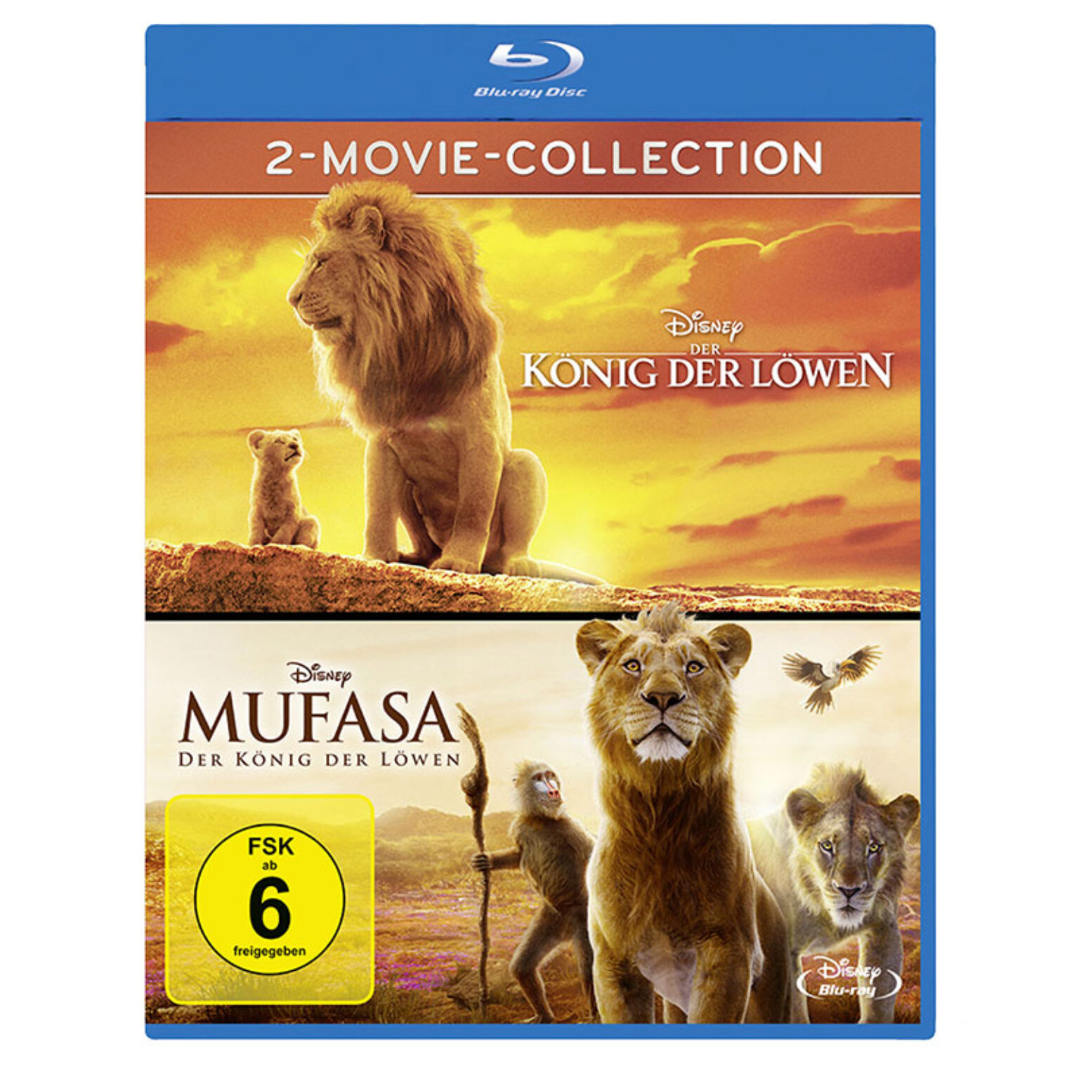 "Der König der Löwen & Mufasa" ab April 2025 im Doppelset auf Blu-ray ...