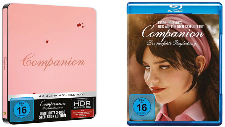 "Companion - Die perfekte Begleitung" im 4K Steelbook und Standard ...