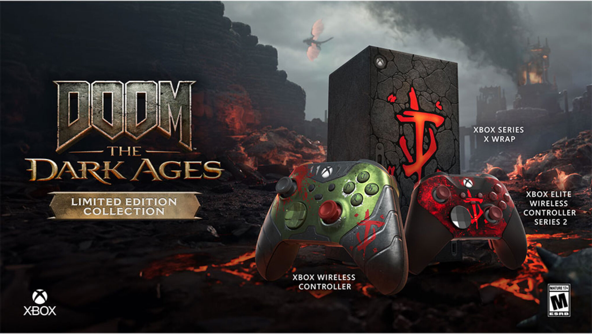 Xbox Wireless Controller & Elite Controller "DOOM: The Dark Ages ...