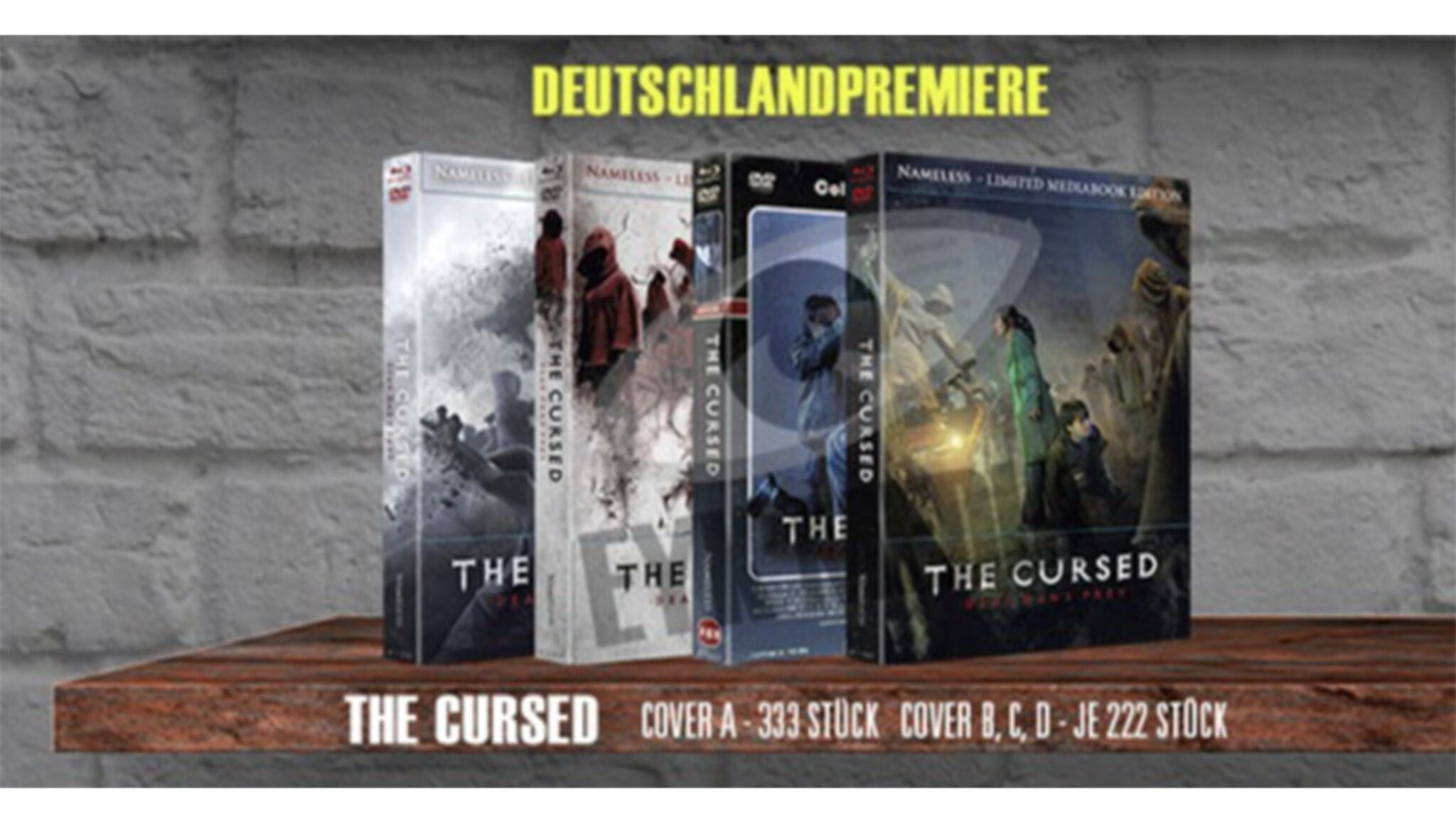 "The Cursed: Dead Man's Prey" in 3 Blu-ray Mediabooks ab 3. Quartal 2025