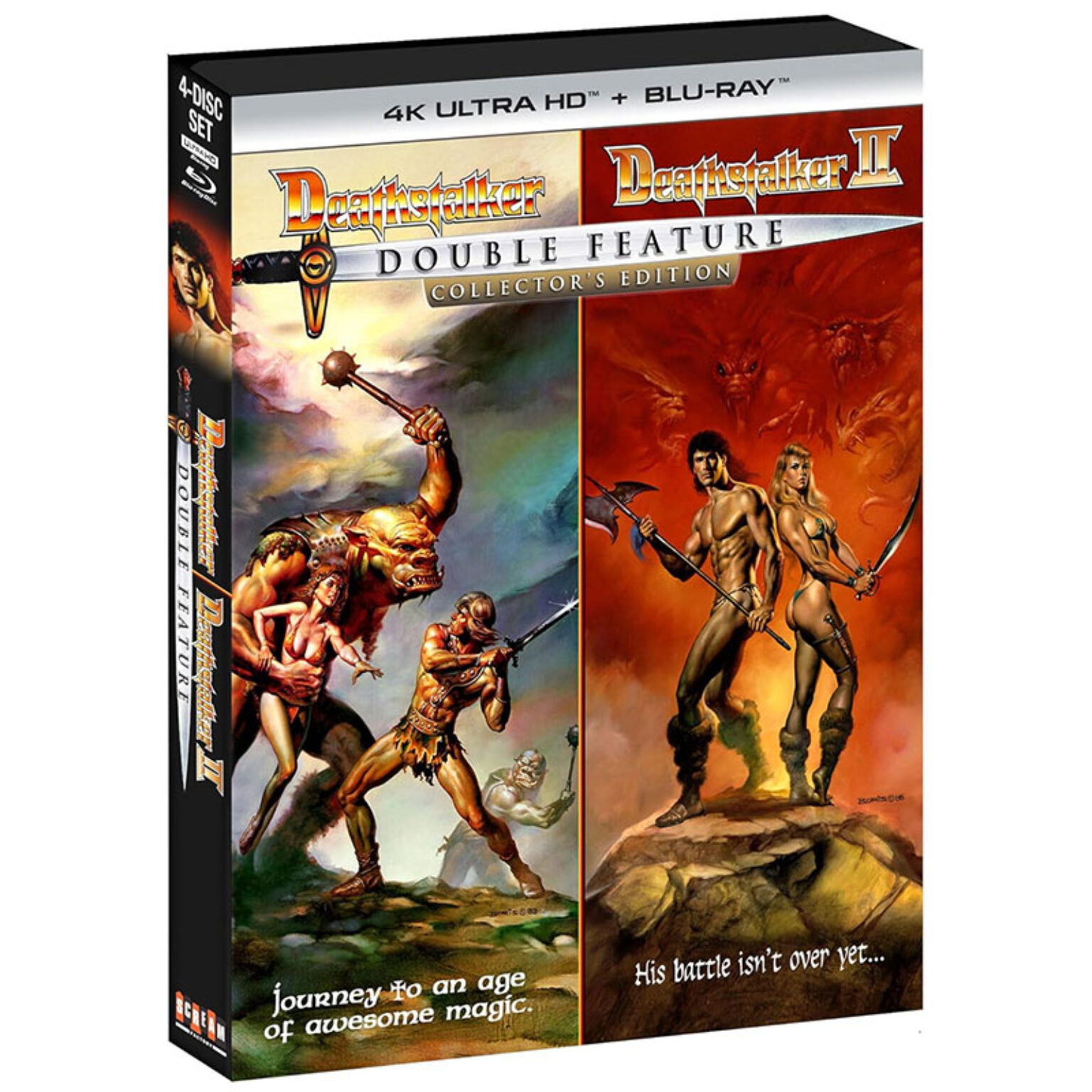 "Deathstalker / Deathstalker II" Double Feature auf 4K Ultra HD ab ...
